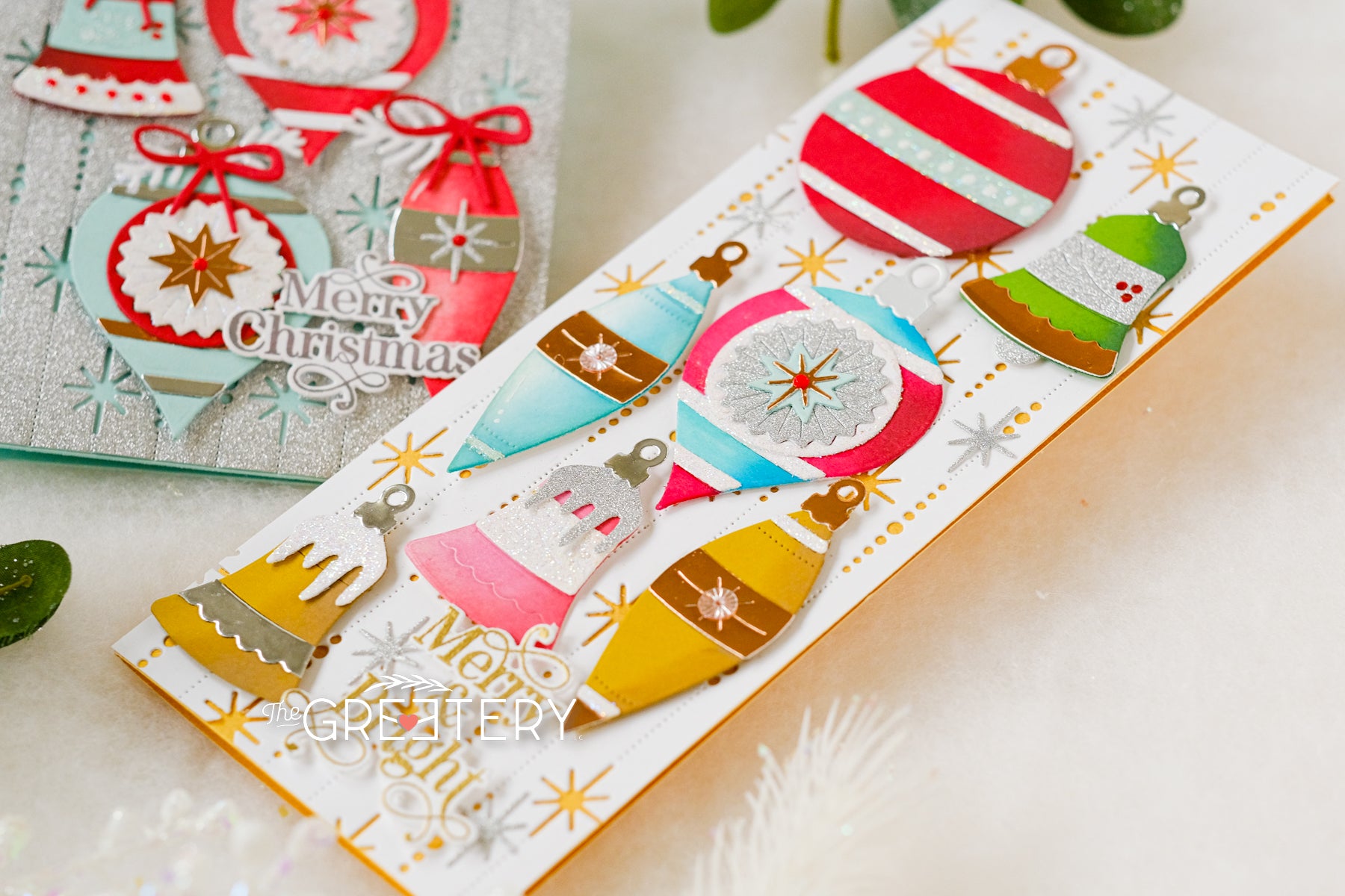 Jumbo Curiosity Teardrop Ornament Die – The Greetery
