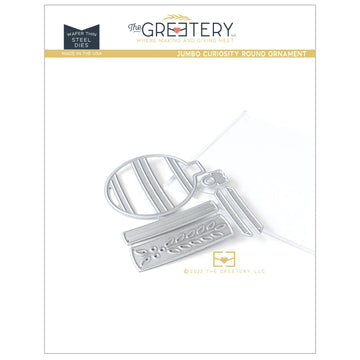 Jumbo Curiosity Round Ornament Die – The Greetery