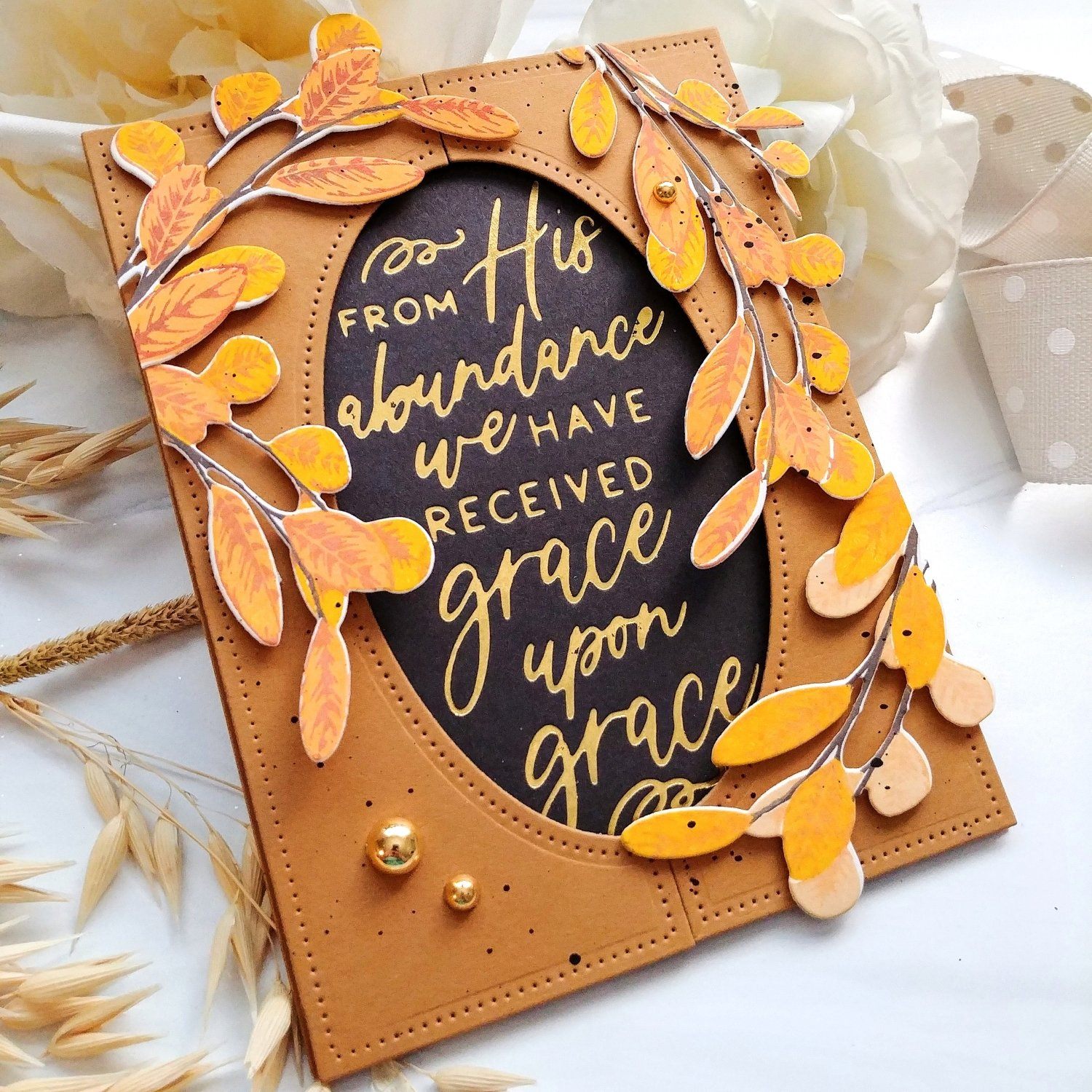 Layered Leaves Stamp Set – The Greetery