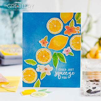 Lemon Blossom Stamp Set – The Greetery