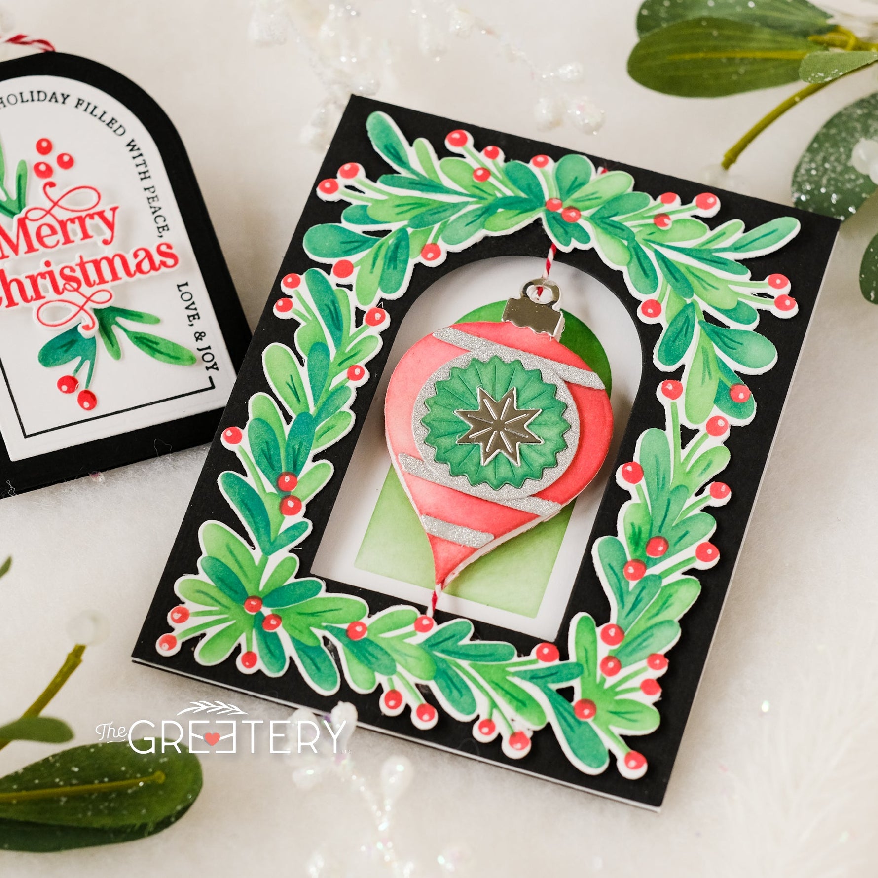 Jumbo Curiosity Teardrop Ornament Die – The Greetery