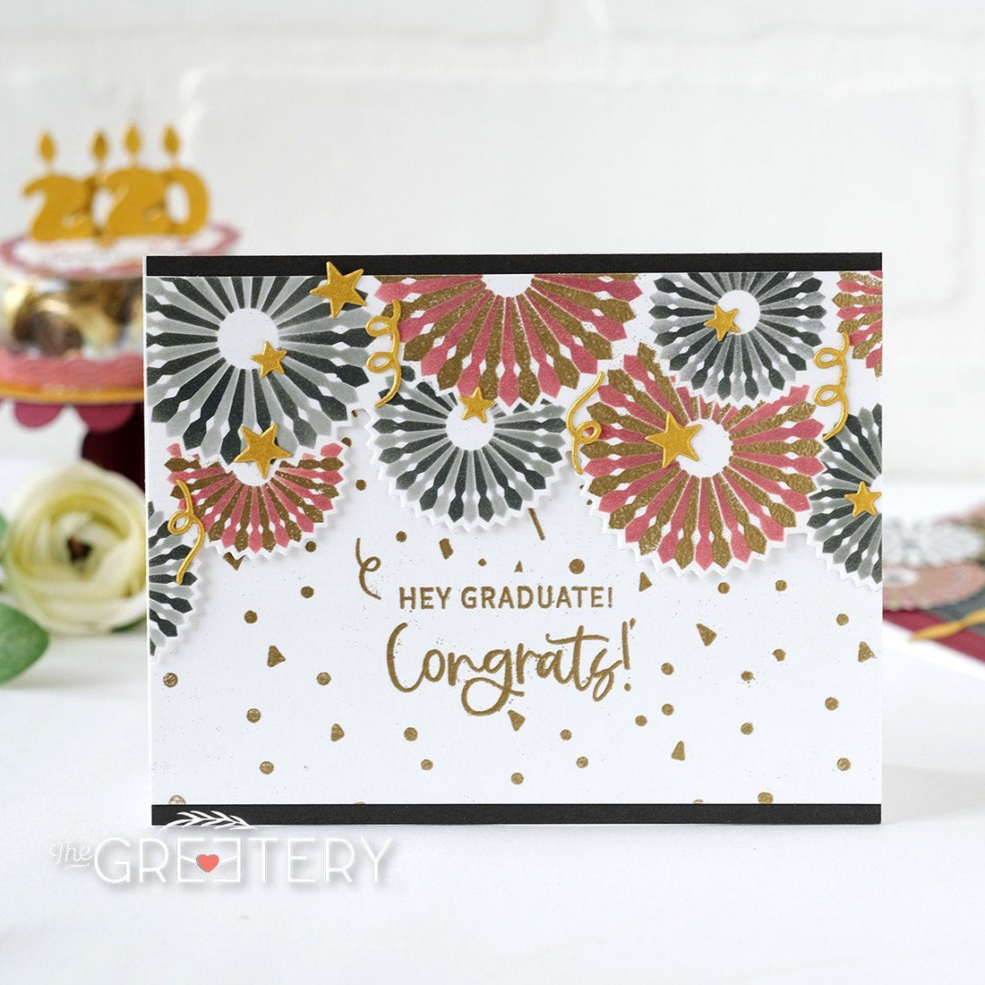 Ticker Tape Background Stamp – The Greetery