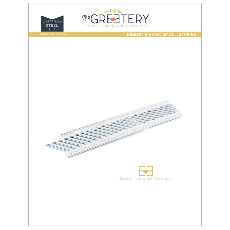 Ribbon Maker: Small Stripes Die – The Greetery