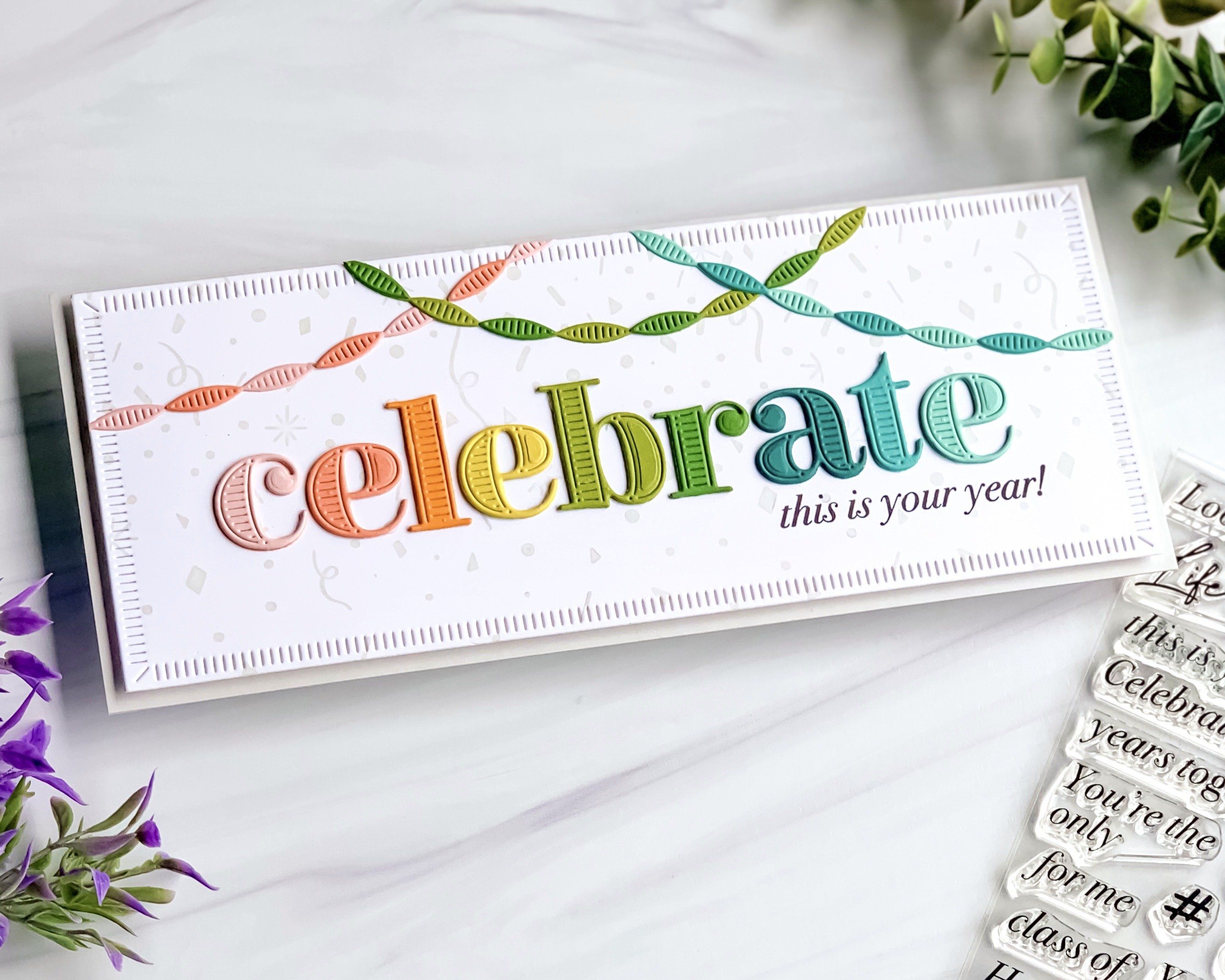 Digit Sentiments Stamp Set – The Greetery