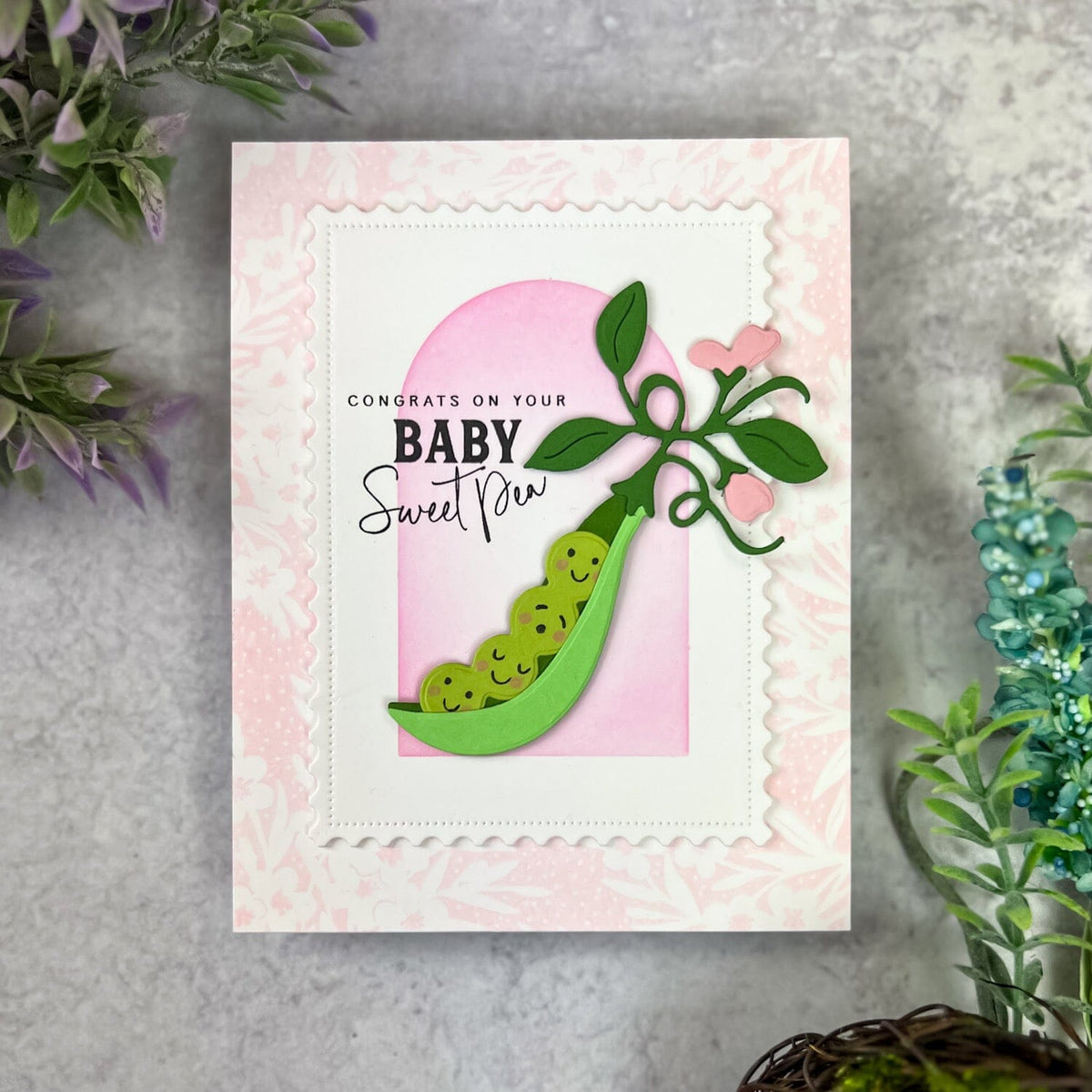 Baby Face: Sweet Pea Die – The Greetery