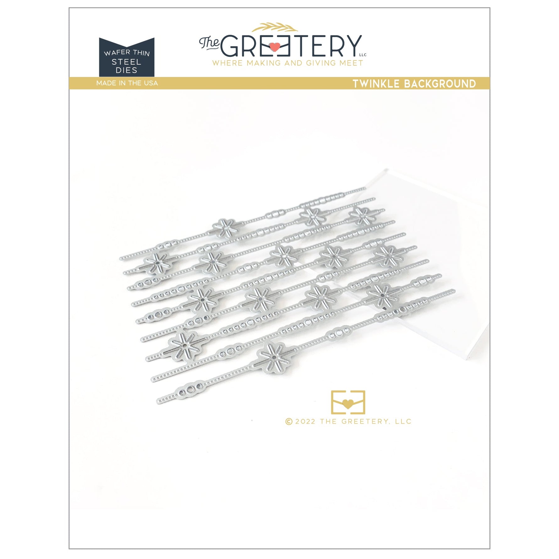 Twinkle Background Die – The Greetery