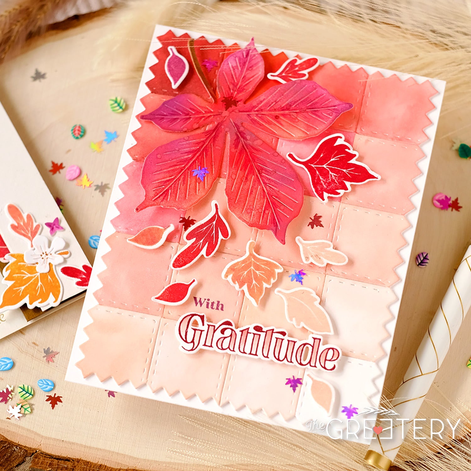 Jumbo Curiosity Buckeye Leaf Die – The Greetery